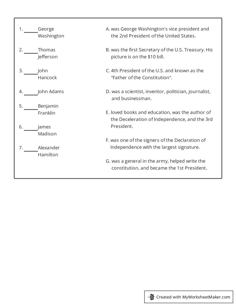 My Worksheet Title - My Worksheet Maker: Create Your Own Worksheets