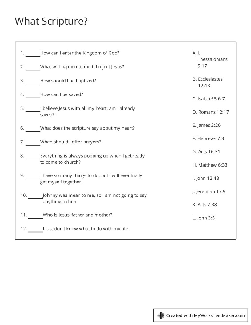 My Worksheet Maker: The Best Online Worksheet Creator