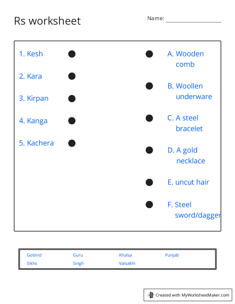 Rs worksheet - My Worksheet Maker: Create Your Own Worksheets