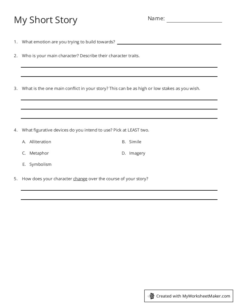 My Worksheet Maker: The Best Online Worksheet Creator