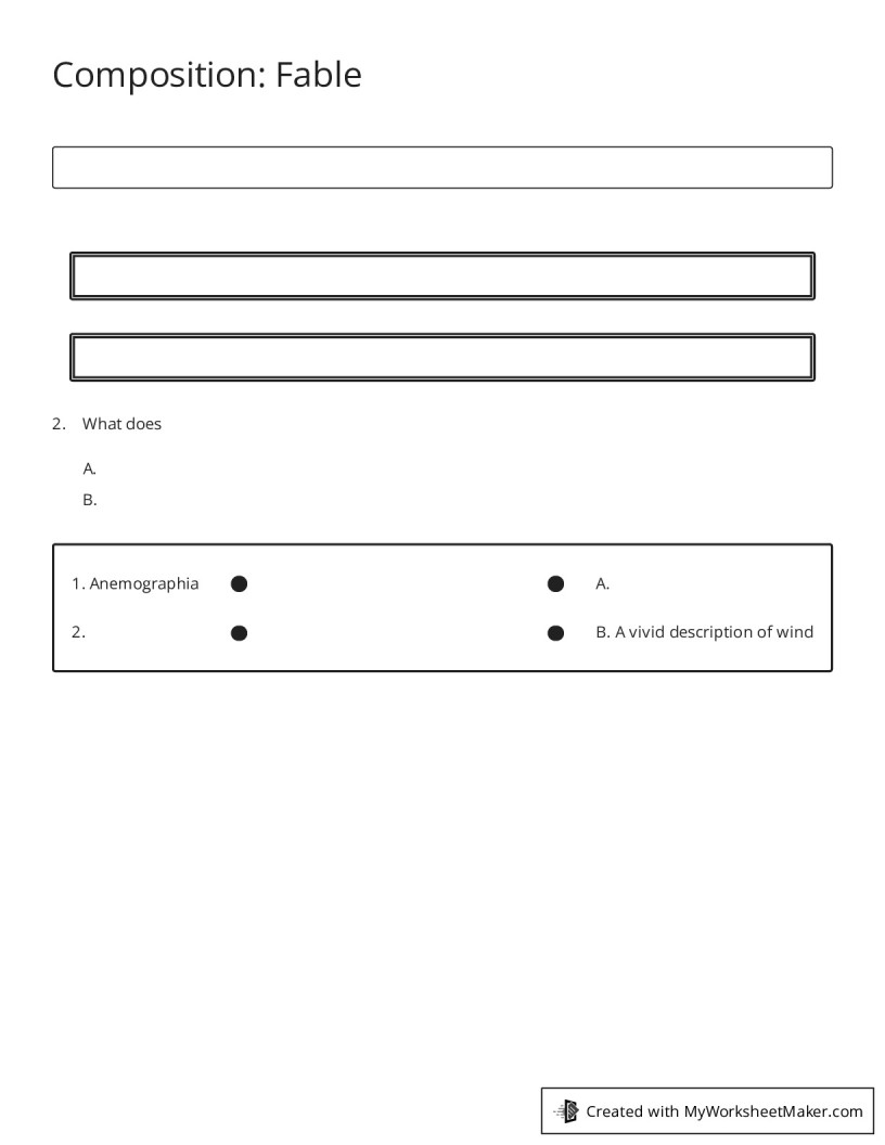 My Worksheet Maker: The Best Online Worksheet Creator