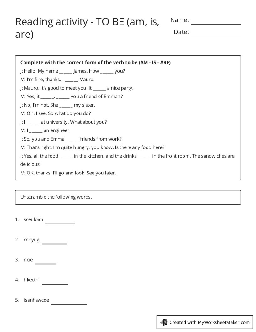 My Worksheet Maker: The Best Online Worksheet Creator