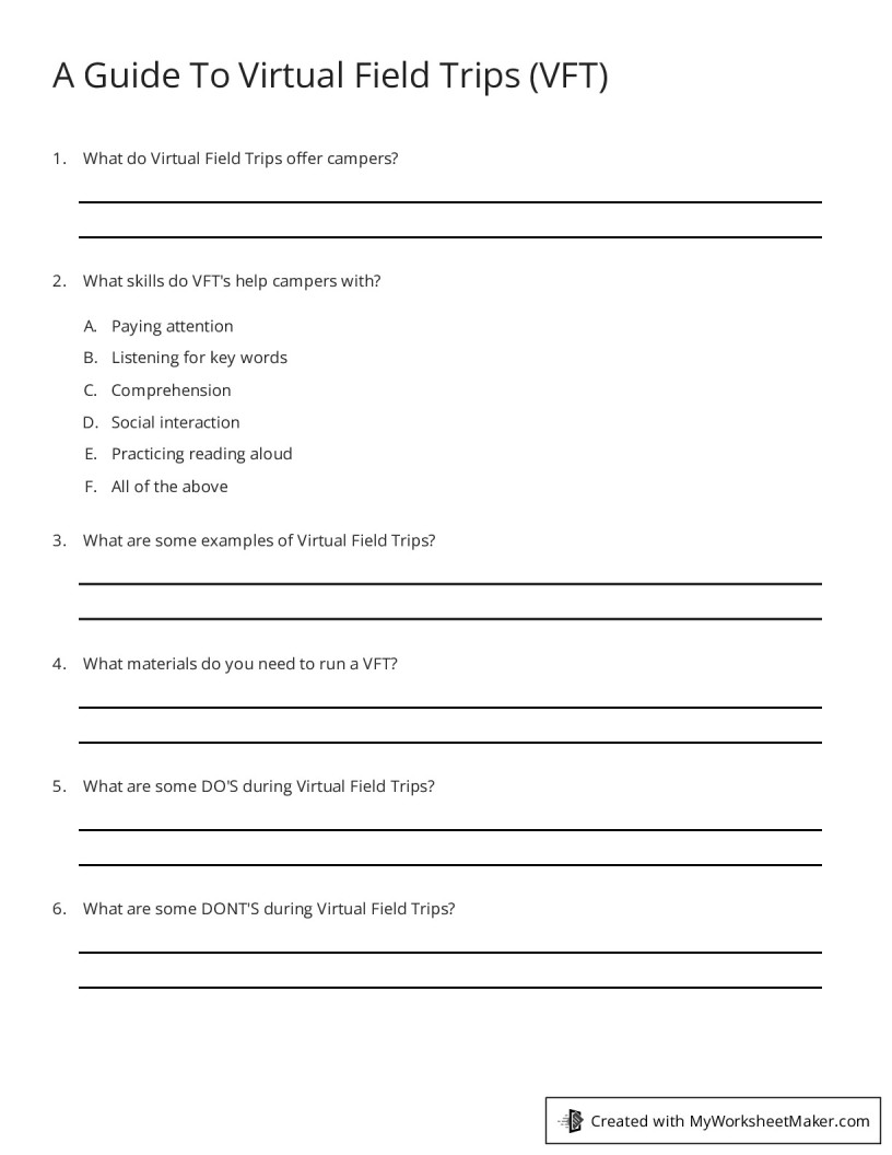 My Worksheet Maker: The Best Online Worksheet Creator