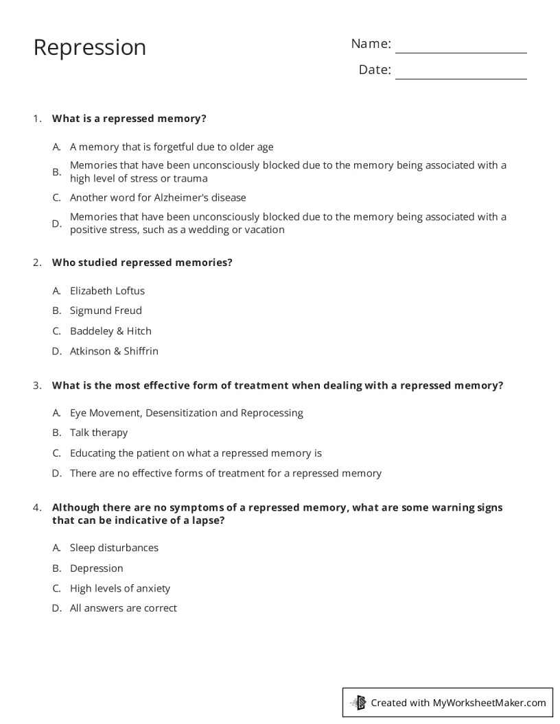 My Worksheet Maker - The Best Worksheet Maker