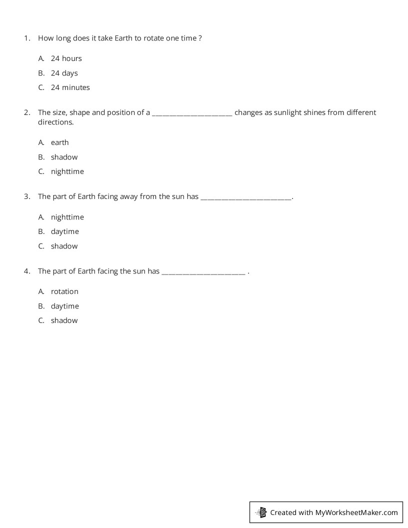 My Worksheet Title - My Worksheet Maker: Create Your Own Worksheets