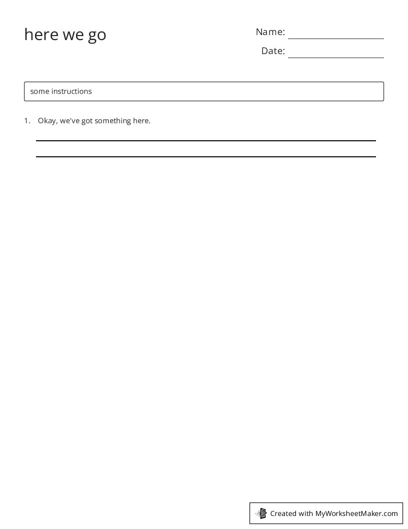 here we go - My Worksheet Maker: Create Your Own Worksheets
