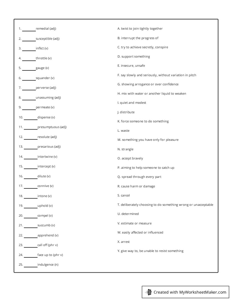 My Worksheet Title - My Worksheet Maker: Create Your Own Worksheets