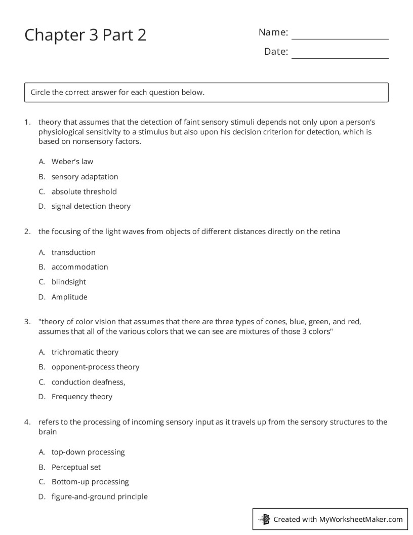 Chapter 3 Part 2 - My Worksheet Maker: Create Your Own Worksheets