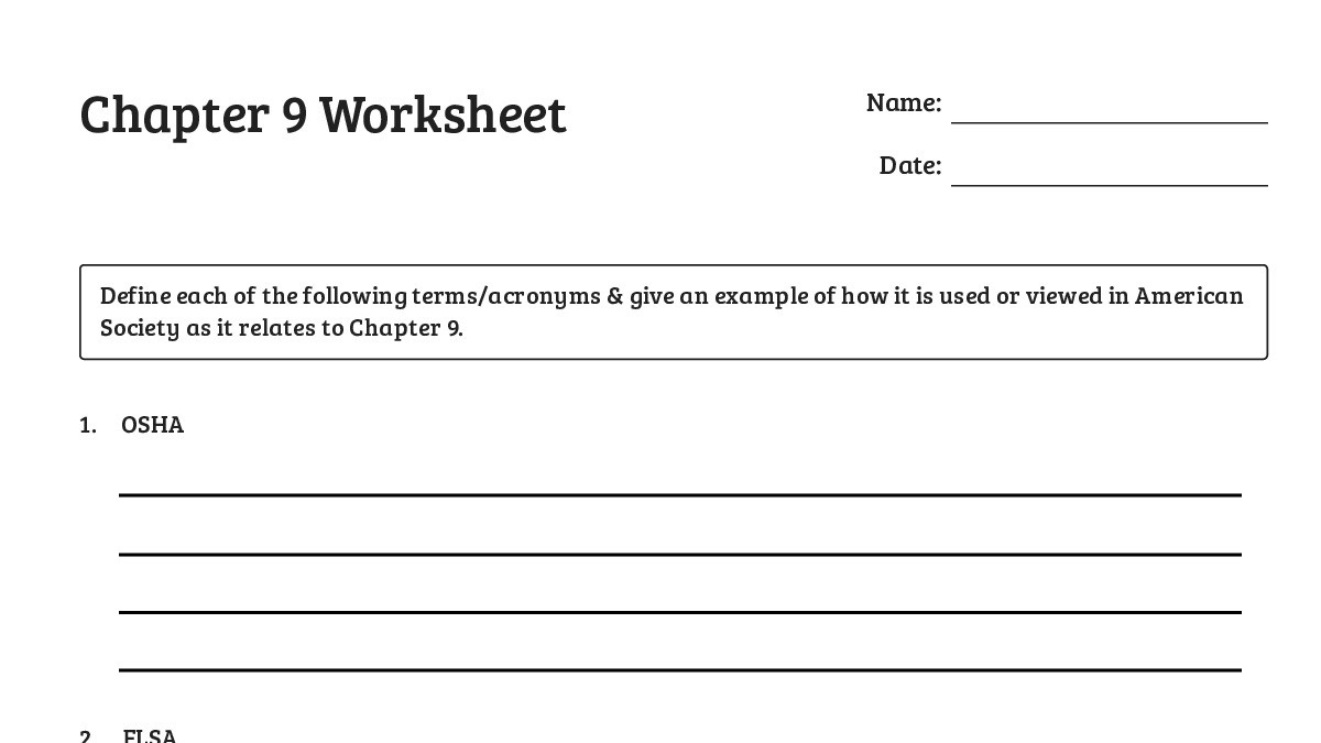 Chapter 9 Worksheet My Worksheet Maker Create Your Own Worksheets