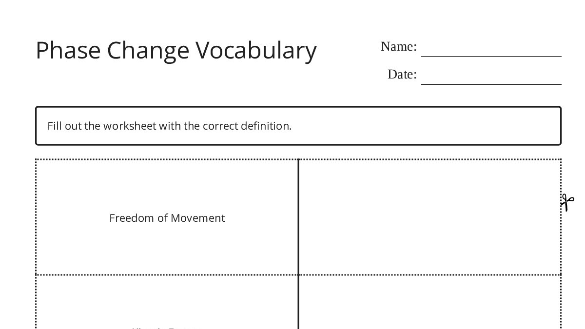Phase Change Vocabulary - My Flashcard Maker: Create Your Own Flashcards