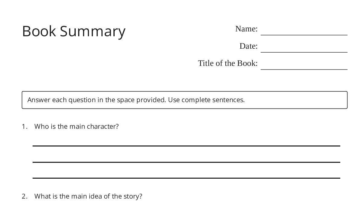 Book Summary - My Worksheet Maker: Create Your Own Worksheets