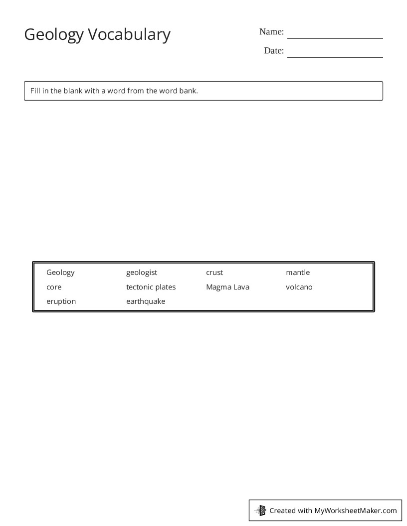 My Worksheet Maker: The Best Online Worksheet Creator