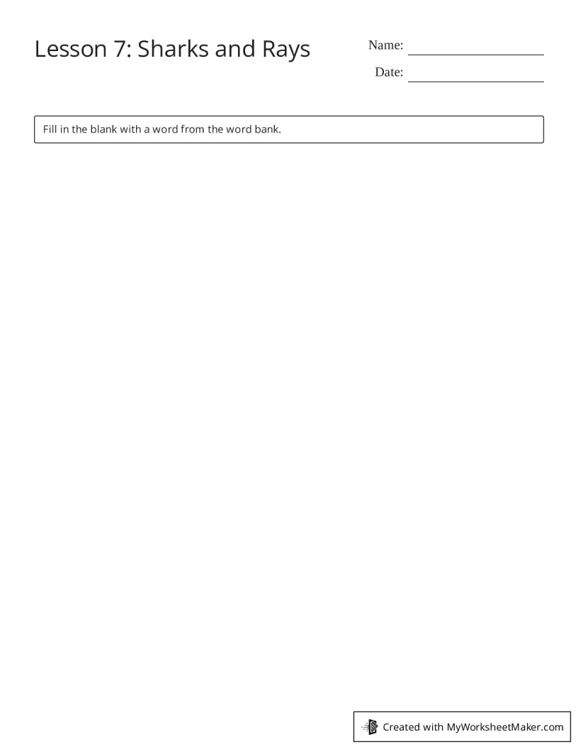 My Worksheet Maker: The Best Online Worksheet Creator
