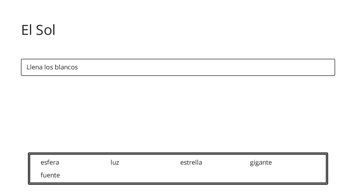 El Sol - My Worksheet Maker: Create Your Own Worksheets