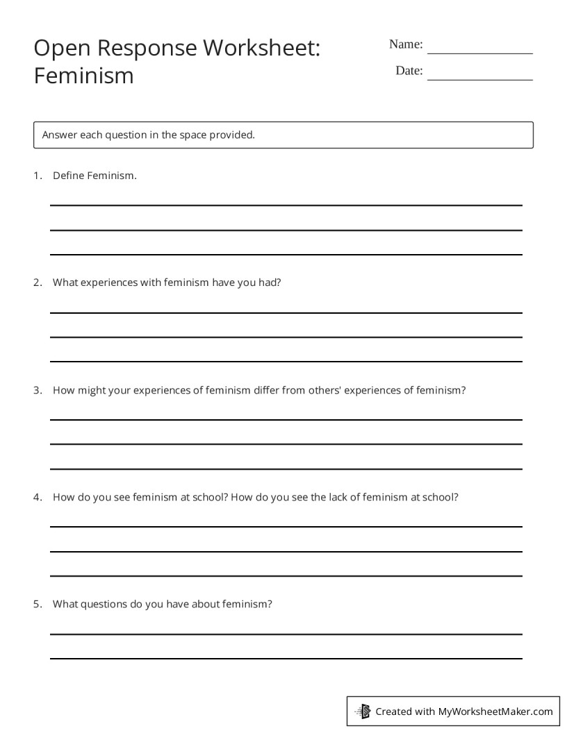 My Worksheet Maker The Best Worksheet Maker
