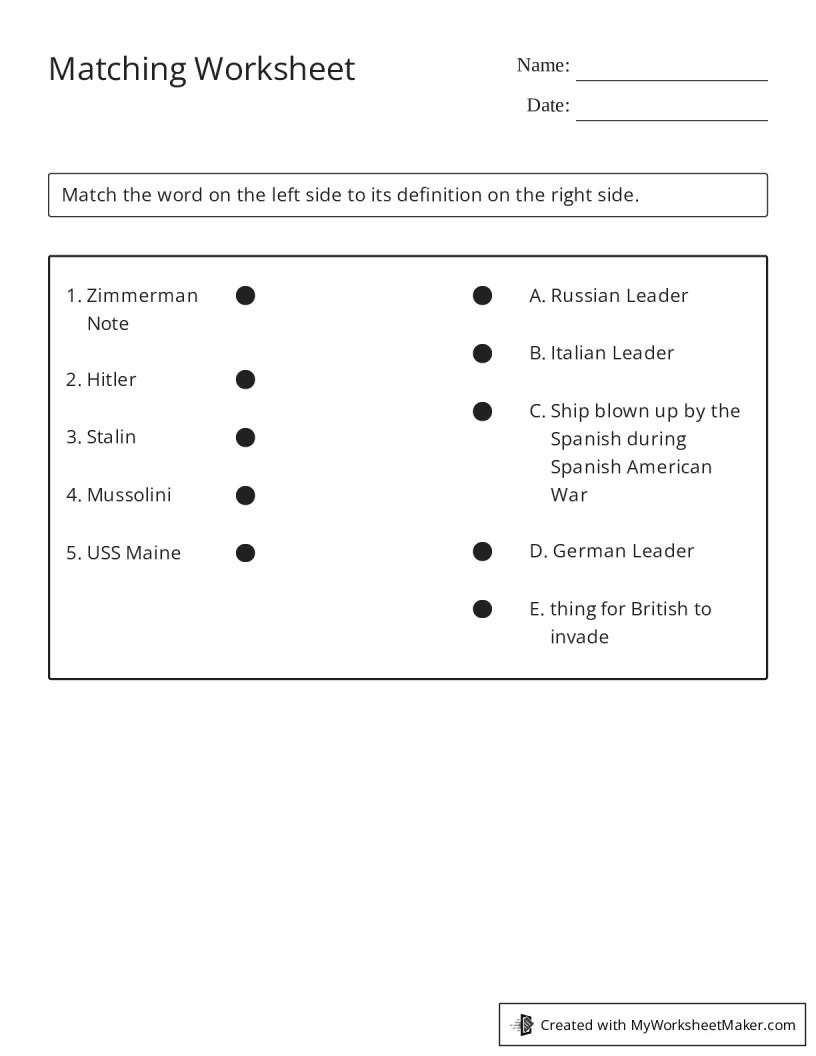 My Worksheet Maker: The Best Online Worksheet Creator