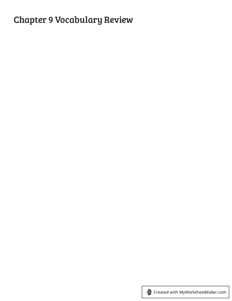 My Worksheet Maker: The Best Online Worksheet Creator