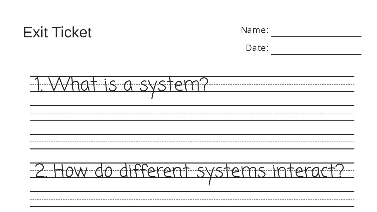 Exit Ticket - My Worksheet Maker: Create Your Own Worksheets