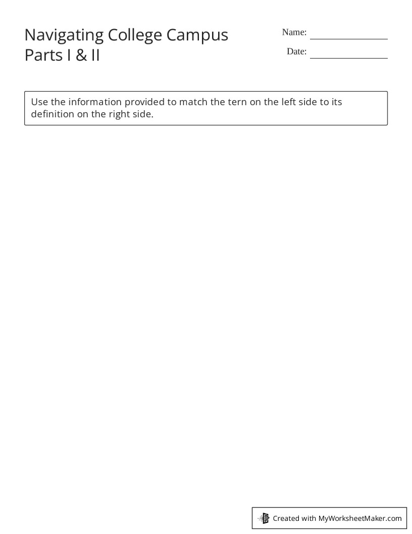 My Worksheet Maker: The Best Online Worksheet Creator