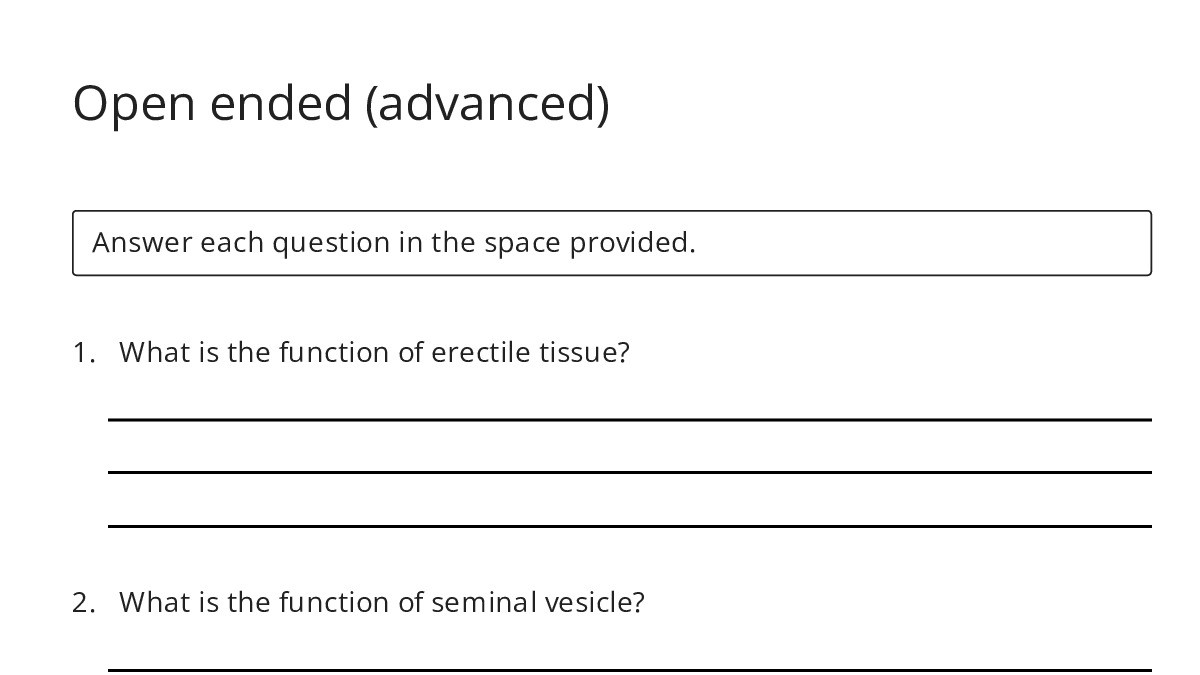 Open ended (advanced) - My Worksheet Maker: Create Your Own Worksheets
