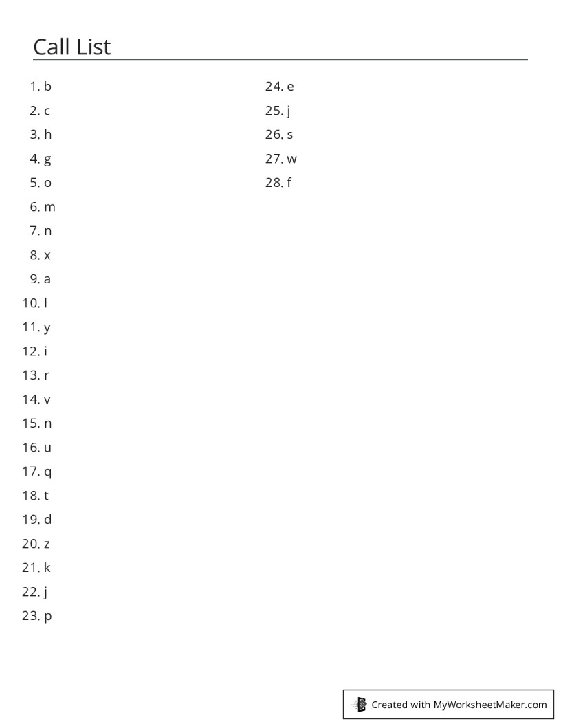 Let's Play Bingo! - My Bingo Maker: Create Your Own Bingo Cards