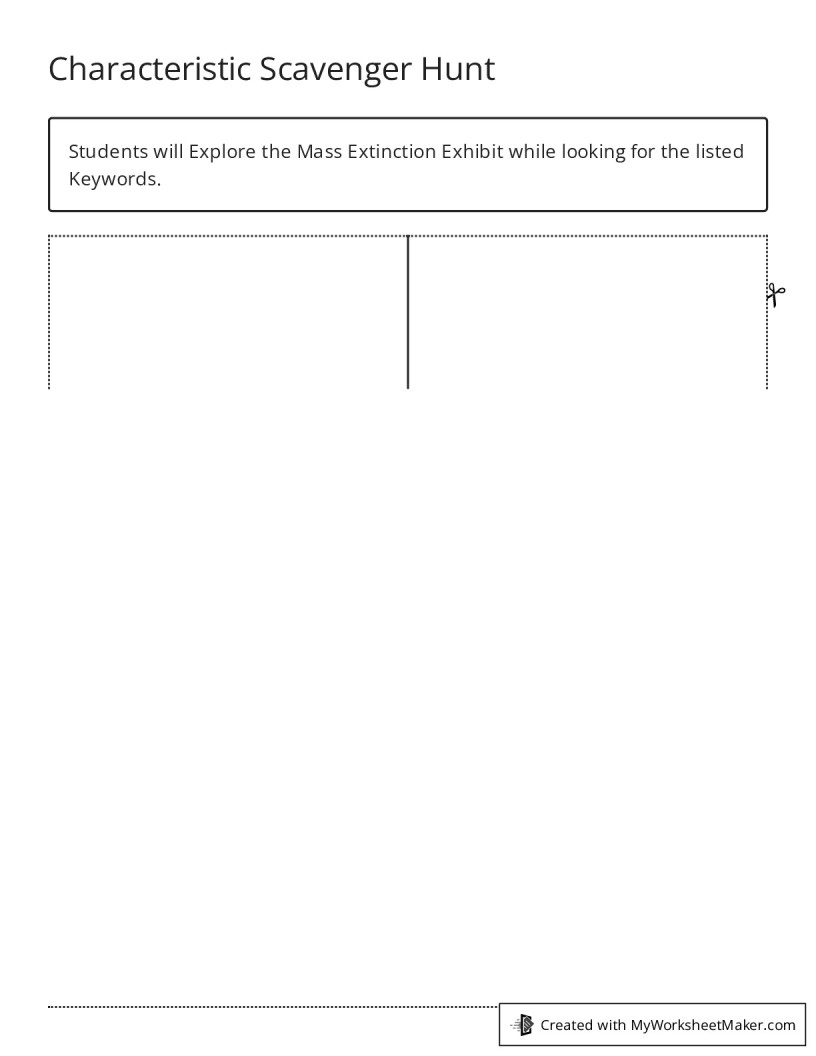 Characteristic Scavenger Hunt - My Flashcard Maker: Create Your Own ...