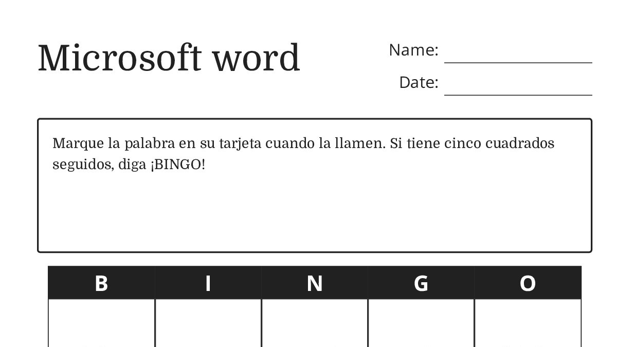 Microsoft word - My Bingo Maker: Create Your Own Bingo Cards