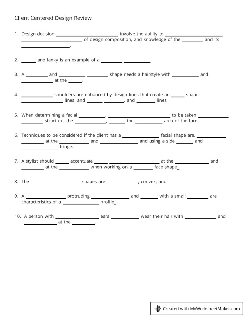Client Centered Design Review - My Worksheet Maker: Create Your Own ...