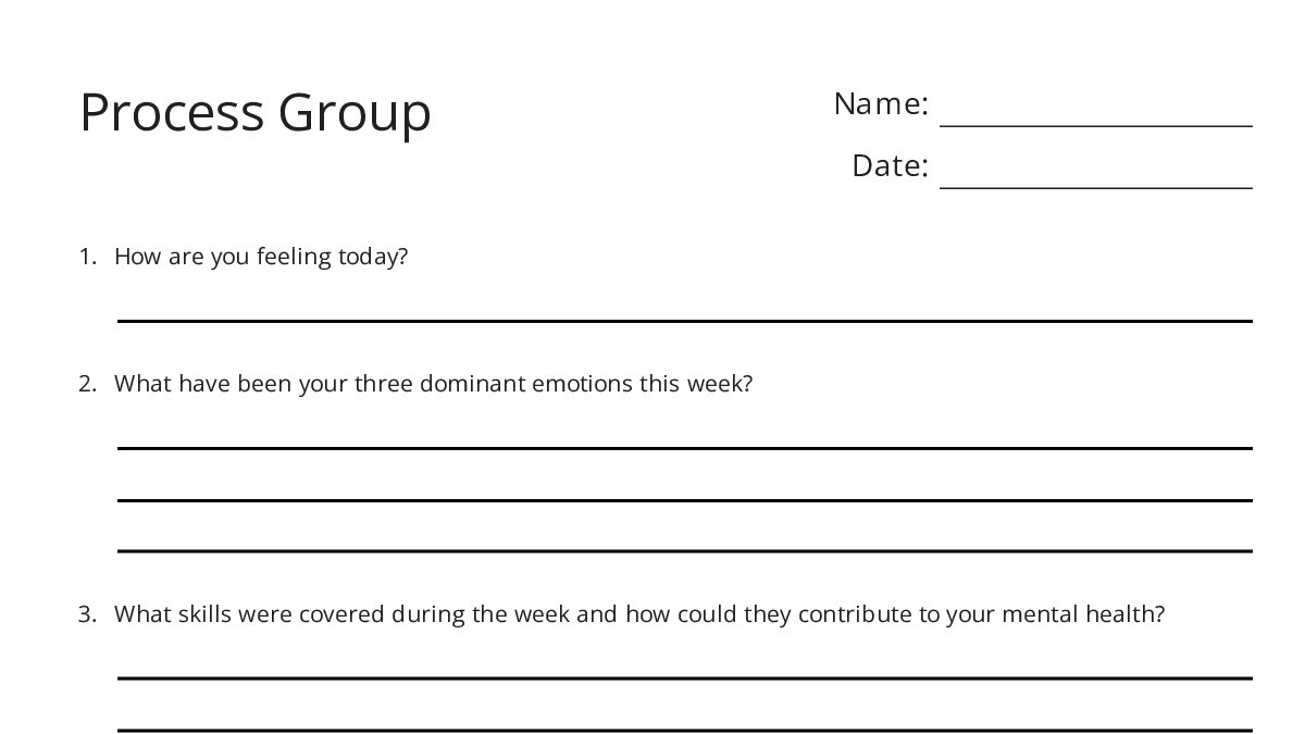 Process Group - My Worksheet Maker: Create Your Own Worksheets