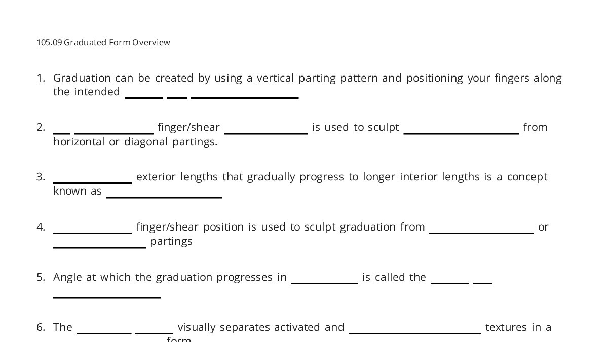 105.09 Graduated Form Overview - My Worksheet Maker: Create Your Own ...