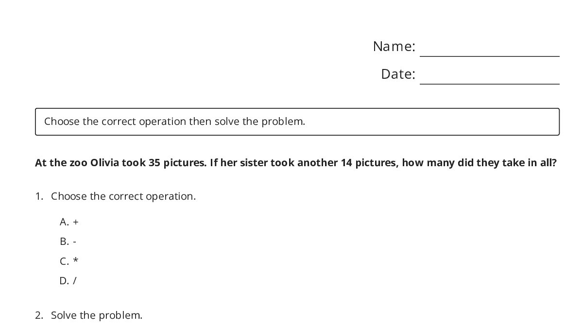 Worksheet - My Worksheet Maker: Create Your Own Worksheets