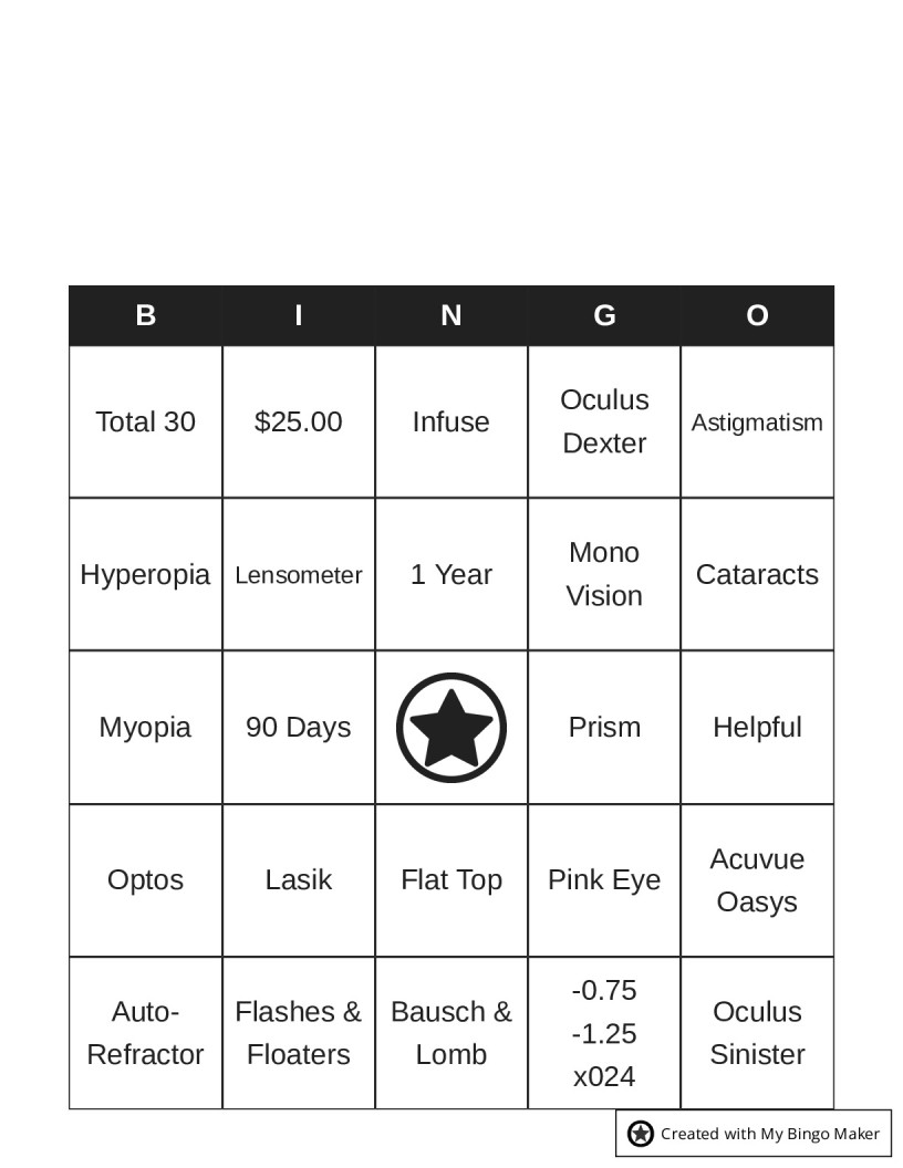 BINGO!!!! - My Bingo Maker: Create Your Own Bingo Cards