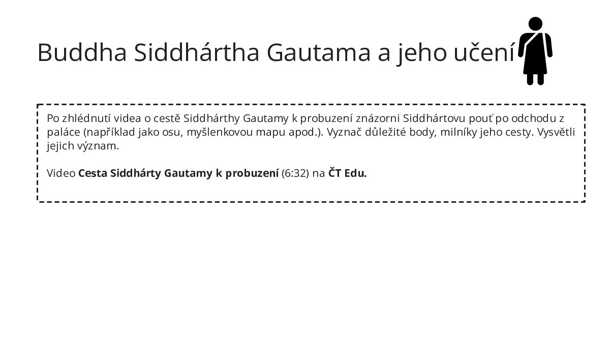 Buddha Siddhártha Gautama a jeho učení - My Worksheet Maker: Create ...