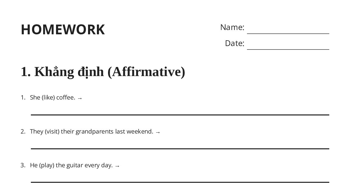 HOMEWORK - My Worksheet Maker: Create Your Own Worksheets