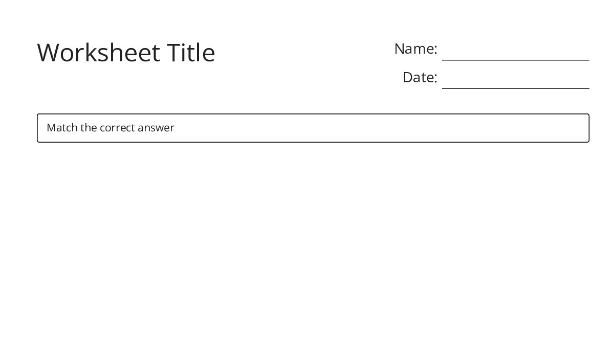 Worksheet Title - My Worksheet Maker: Create Your Own Worksheets