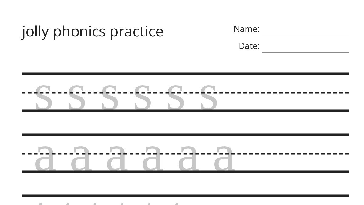 jolly phonics practice - My Worksheet Maker: Create Your Own Worksheets