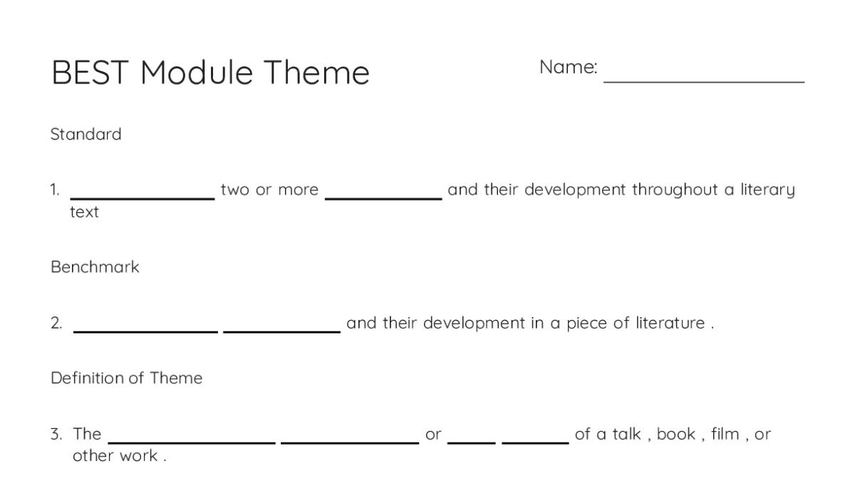 BEST Module Theme - My Worksheet Maker: Create Your Own Worksheets