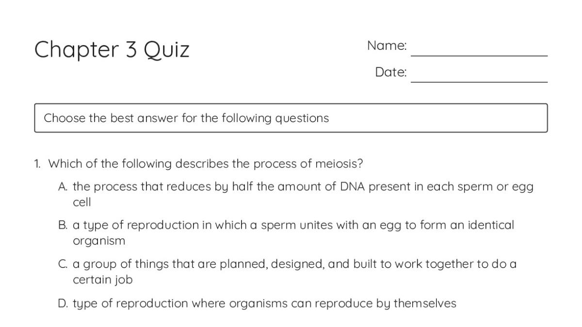 Chapter 3 Quiz - My Worksheet Maker: Create Your Own Worksheets