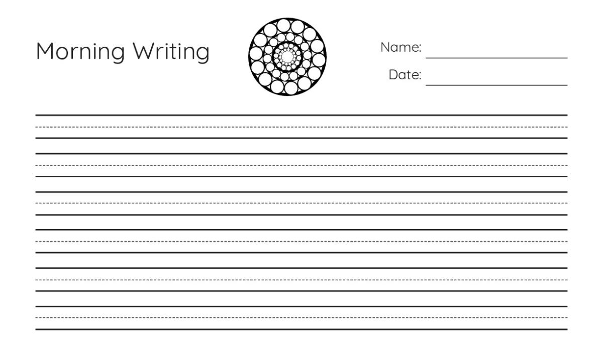 Morning Writing - My Worksheet Maker: Create Your Own Worksheets