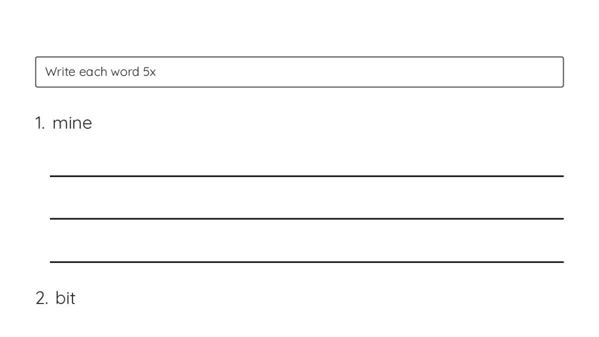 Worksheet - My Worksheet Maker: Create Your Own Worksheets