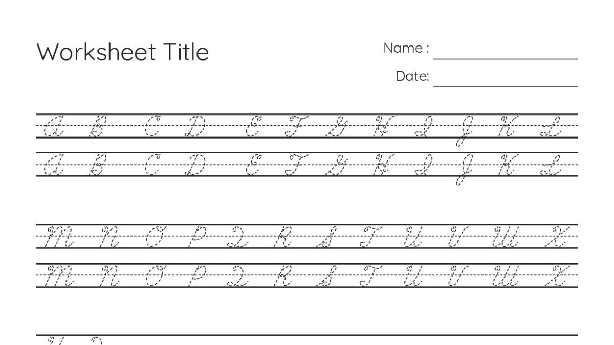 Worksheet Title - My Worksheet Maker: Create Your Own Worksheets