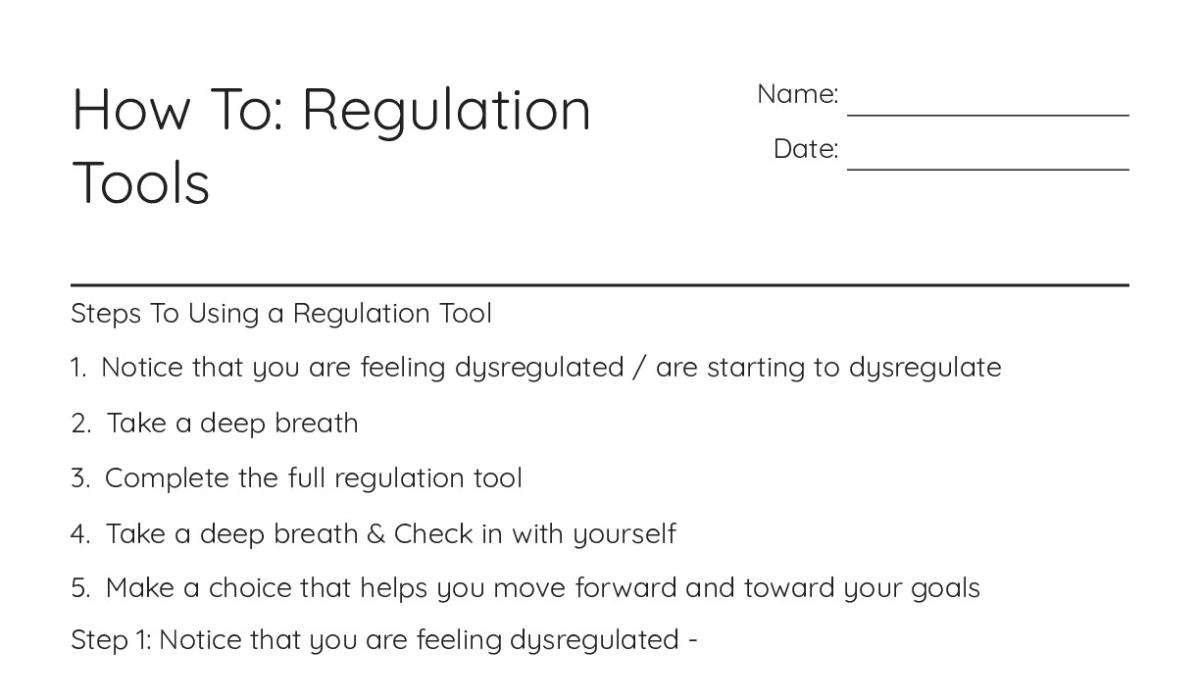 How To: Regulation Tools - My Worksheet Maker: Create Your Own Worksheets